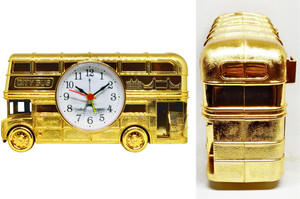 PaxMore Analog Gold Alarm Bus Single Table Clock Price in India - Buy ...