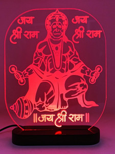Welit Lord Hanuman 3D Illusion LED Lamp Transparent Personalized 3D ...