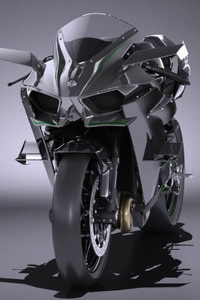 Kawasaki Ninja H2R Super Bike Matte Finish Poster Paper Print - Sports ...
