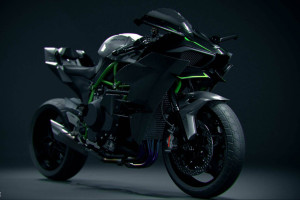 Kawasaki Ninja H2R Super Bike Matte Finish Poster Paper Print - Sports ...