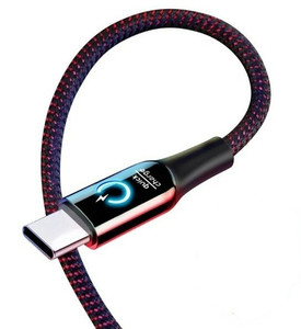 Chias USB Type C Cable 2 A 1 m with Intelligent Power Off Led Light and ...