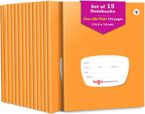 Target Publications Single Line Interleaf Notebooks for Kids, School ...