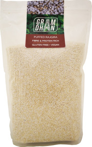 GRAMDHAN Organic Puffed Amaranth/ Rajgira 1kg|Ramdana |Gluten Free|Used ...