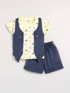 TINY BINY Baby Boys & Baby Girls Party(Festive) T-shirt Shorts Price in ...