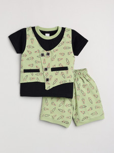 TINY BINY Baby Boys & Baby Girls Party(Festive) T-shirt Shorts Price in ...