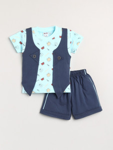 TINY BINY Baby Boys & Baby Girls Party(Festive) T-shirt Shorts Price in ...