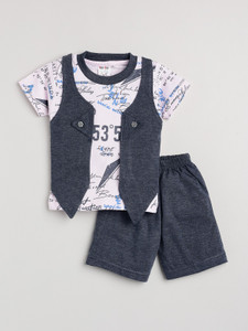 TINY BINY Baby Boys & Baby Girls Party(Festive) T-shirt Shorts Price in ...