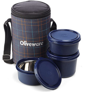 Flipkart.com | Oliveware Lunch Box | Microwave Safe Steel Containers ...
