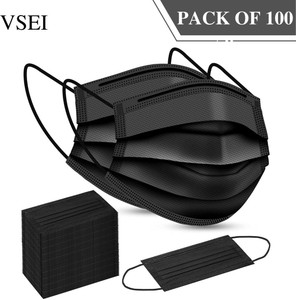 VSEI PREMIUM BLACK MASK Anti-Pollution, Anti-Virus, Anti-Bacteria Mask ...