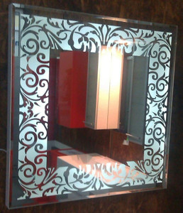 modiguard Turkey's design 24*24 inch square shape LED mirror with touch ...