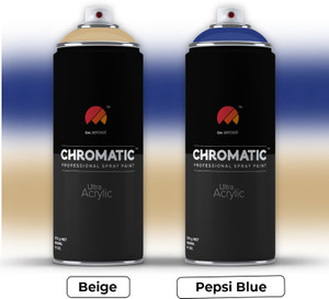 Chromatic Multicolor Spray Paint 400 ml Price in India - Buy Chromatic ...