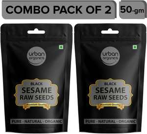 Urban Organic 2 pack Black Sesame Seeds Fresh and Natural |Kaale Til ...