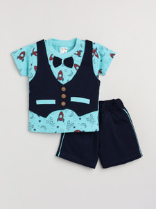 TINY BINY Baby Boys & Baby Girls Party(Festive) T-shirt Shorts Price in ...
