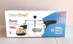 Greenchef 5 L Outer Lid Induction Bottom Pressure Cooker Price in India ...