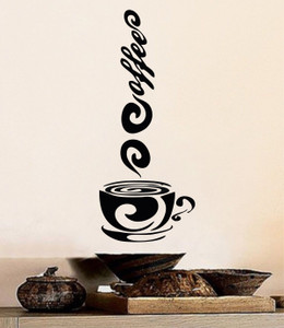 Devil designs 60 cm Kitchen Coffee Cup Wall Sticker & Decal( PVC Vinyl ...