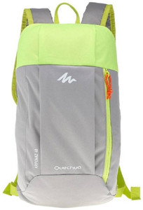 QUEACHUA Quechua Small 10 L Backpack Hiking Bag 10L NH100 (Grey Green ...