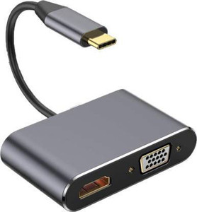 Tobo USB Type C Cable 2 A 0.2 m TV-out Cable USB C to 4K HDMI VGA ...