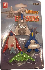 Flipkart.com | RD Zoom Enterprises Jet Airplane Shape Eraser (Set Of 4 ...