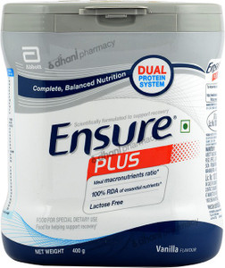 ENSURE PLUS vanilla 400 GM jar Price in India - Buy ENSURE PLUS vanilla ...