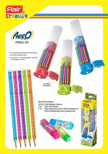 Flipkart.com | FLAIR Creative Aero Pencil Kit, with in-Built sharpener ...