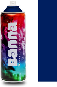 Banna Ultra Dark Blue Blue Spray Paint 440 ml Price in India - Buy ...