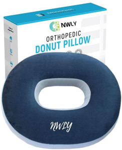 NWLY Donut Ring Pillow Cushion For Piles Coccyx Sciatica Tailbone Back ...