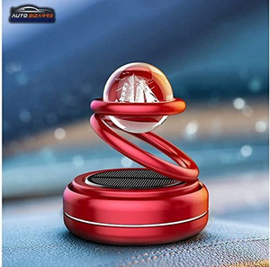 AutoBizarre Solar Powered Rotating Floating Planet Red Solar Crystal ...