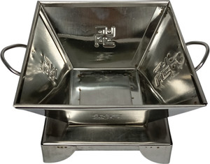 YashodaVatsal Stainless Steel Hawan Kund [Small Size] With Side Handles ...
