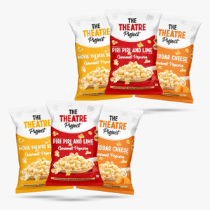 THE THEATRE Project Blockbuster Combo Pack of Gourmet Popcorn(Cheese ...