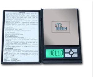 NIBBIN Electronic DIGITAL Scale,Notebook (500 gram x 0.01 Gram) Digital ...