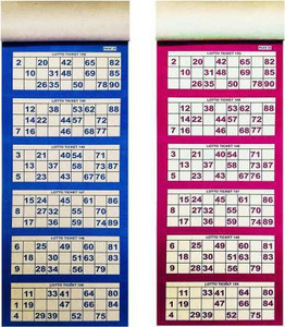 YAAH CREATION TAMBOLA Tickets BOOK (1200 tickets) Ticket book Set for ...