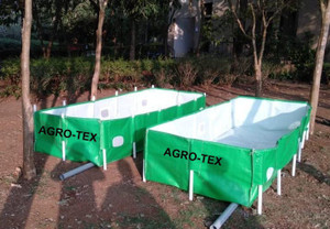 Agrotex 250 GSM HDPE Organic Vermi Compost Maker Bed, 10ft x 3ft x 2ft ...