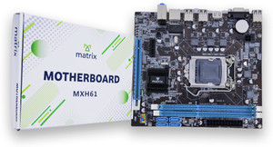 MATRIX MXH61 LGA 1155Socket Micro-ATX Intel H61 Express Chipset DDR3 ...