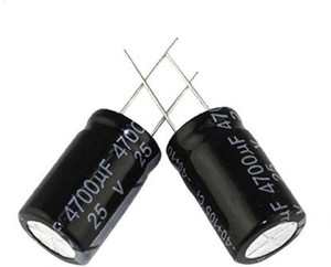 Rkt Store 4700uf 25volts Capacitor Pack of 4 Electronic Components ...