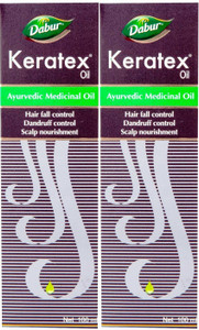 Dabur Keratex Ayurvedic Medicinal Oil 100ml (Pack of 2) Hair Oil ...