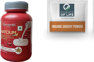 Essence of Life Jaggery with Elements Wellness Natcium Caplets | 60 ...