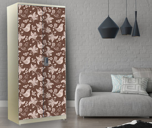 Decoration Designs 213.36 cm Almirah Sticker Self Adhesive Sticker ...