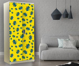 Decoration Designs 198.12 cm Almirah Sticker Self Adhesive Sticker ...