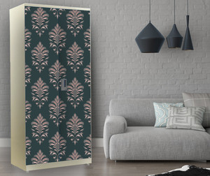 digital print world 213.36 cm Almirah Sticker Extra Large Floral Design ...