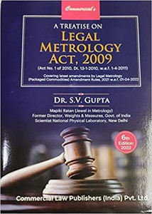 A Treatise on Legal Metrology Act,2009 (6th edition 2022): Buy A ...