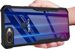 Amazotec Back Cover for Oppo F9, Transparent Hybrid Hard PC Back TPU ...