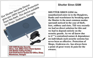 Shutter Security Device GSM SSGSM2022 Wireless Sensor Security System ...