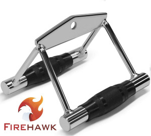 Firehawk Double D Row Handle Cable Attachment, Pro-Grip Seated Rowing ...