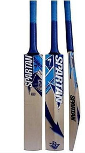 SST MSD SPARTAN BLUE 13 FULL SIZE PURE WOOD BAT Poplar Willow Cricket ...