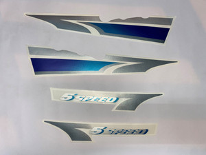 SBA YAMAHA RX135 5 SPEED STICKER KIT FOR BLACK Bike Tank Pad Price in ...