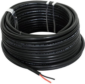 Smuf 2.5M.M. Round 2 Core Heavy Load Capacity 2.5 sq/mm Black 30 m Wire ...