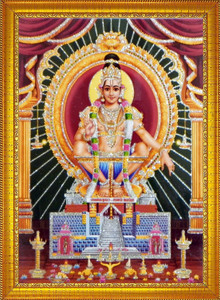 CRAFTSCORNER Lord Ayyappa Swamy Religious Frame Price in India - Buy ...