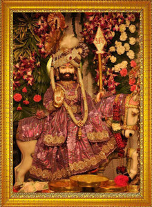 CRAFTSCORNER Baba Ramdev ji maharaj Religious Frame Price in India ...