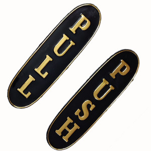 Shoppernation 12.7 cm Black Push and Pull Stickers For Doors Self ...