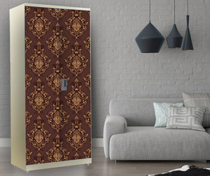 digital print world 213.36 cm Almirah Sticker Extra Large Floral Design ...